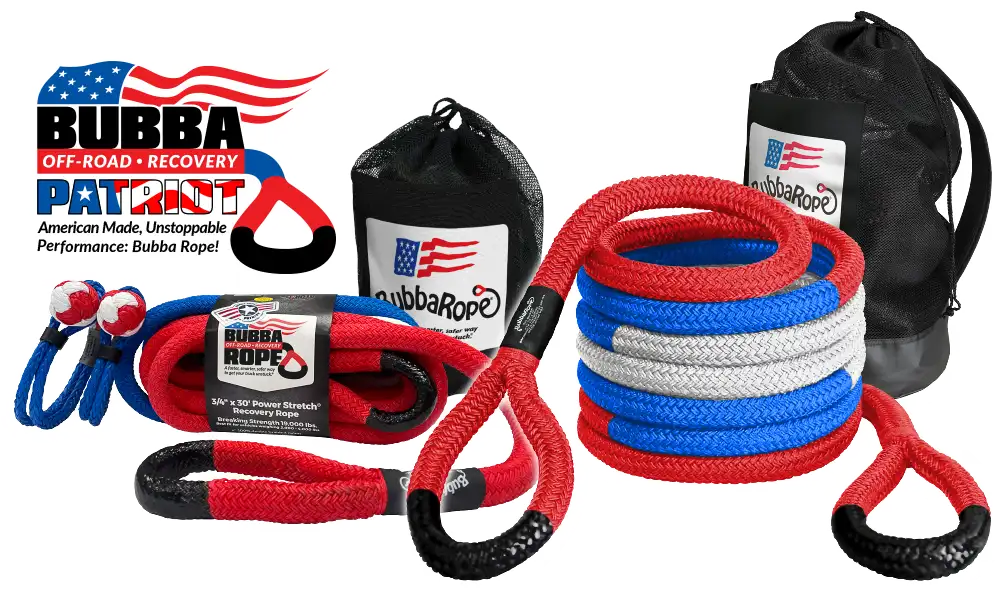 Strongest Kinetic Ropes & Products : Made in USA : Bubba Rope